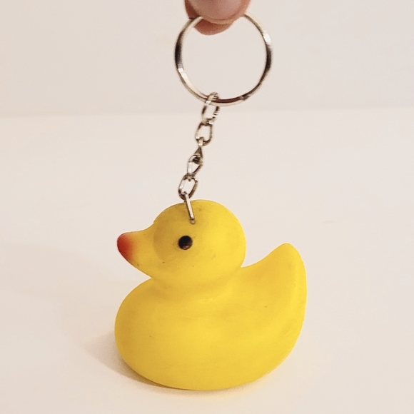 Vintage | Accessories | Vintage Rubber Ducky Keychain | Poshmark